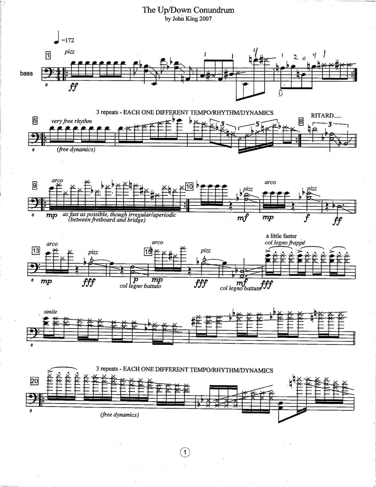 John King Music :: Works Detail